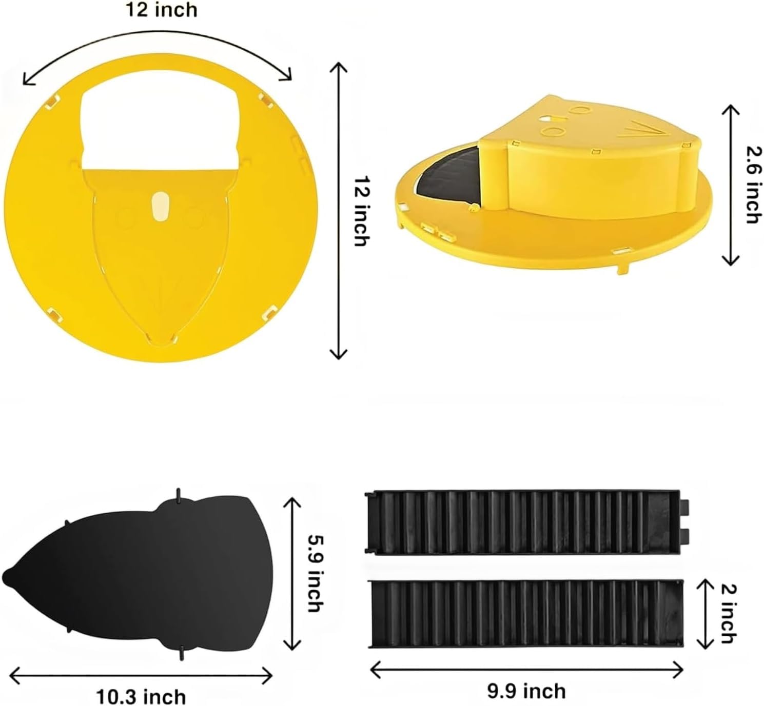 Mice Mouse Trap Bucket Lid,Mouse Trap Bucket Flip Lid,Auto Reset Multi Catch Humane Rat Trap for Indoor Outdoor | 5 Gallon Bucket Compatible |Mouse Rat Trap Bucket Lid (3Pack)