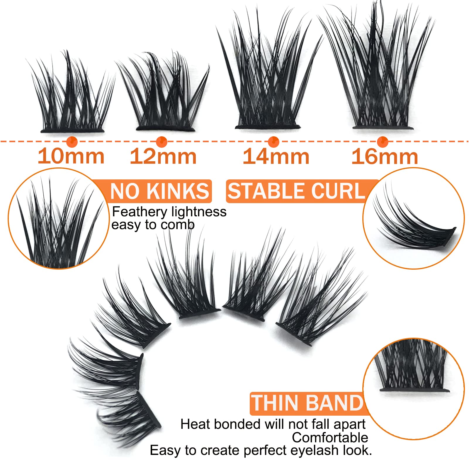 Lashes Dramatic 20mm Wispy Mink False Eyelashes 3D Faux Mink Lashes Fluffy Fake Eyelashes, 5 Pairs Pack (LD02), by Kmilro