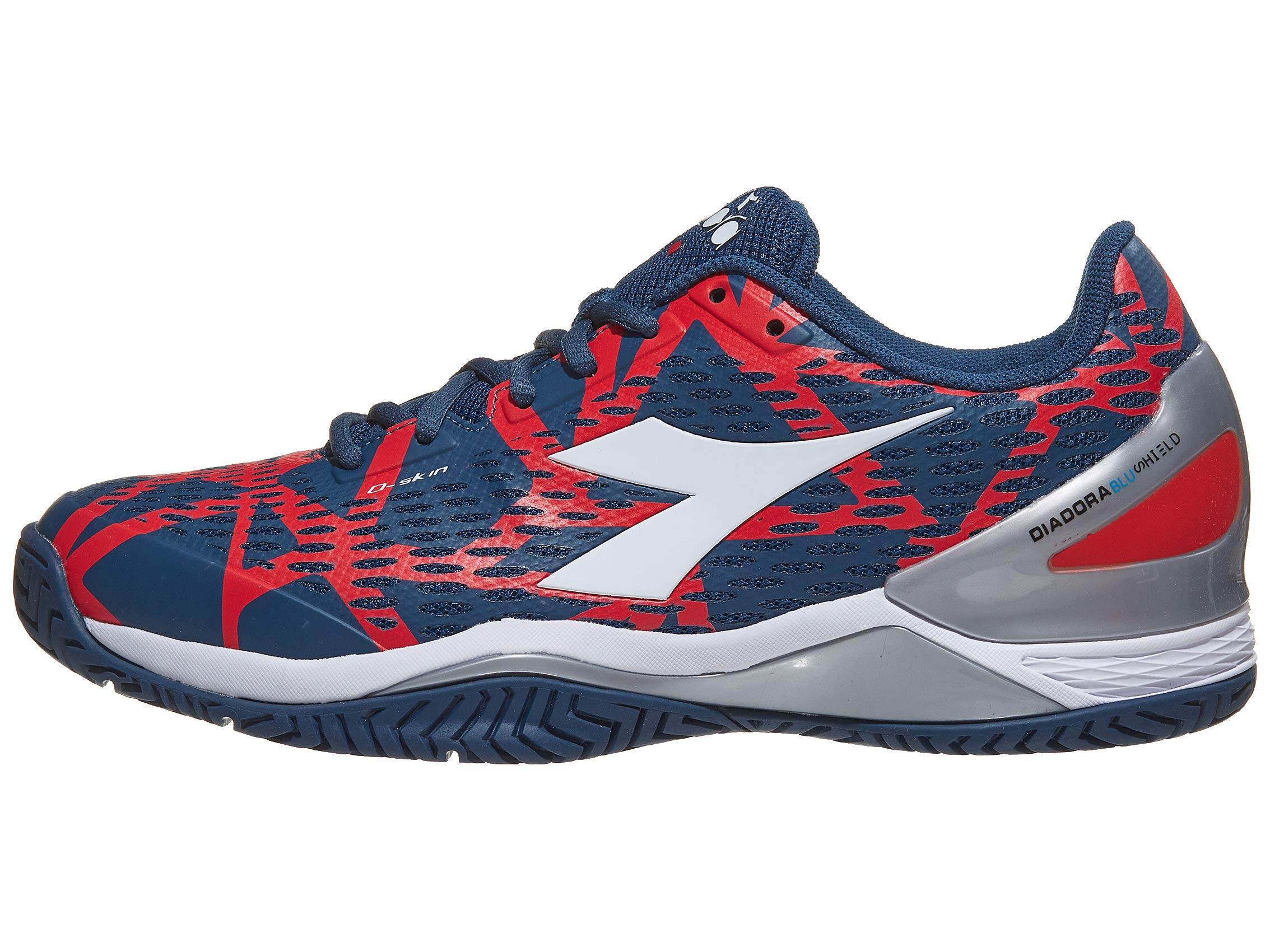 Diadora Mens Speed Blushield 2 Ag Tennis Sneakers Shoes Casual - Blue - Size 6 D
