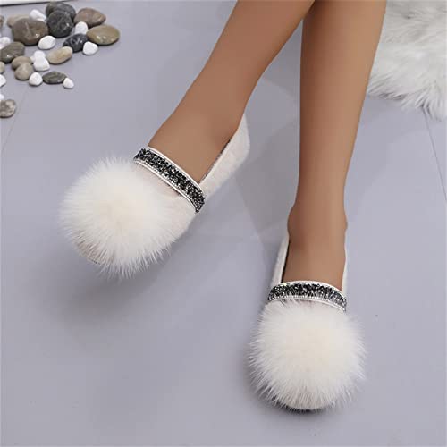 FASDNENDYS Ladies Fashion Solid Color Wool Shoes Comfortable Soft Soled Flat Casual Shoes Mid Top Casual Shoes for Men Beige