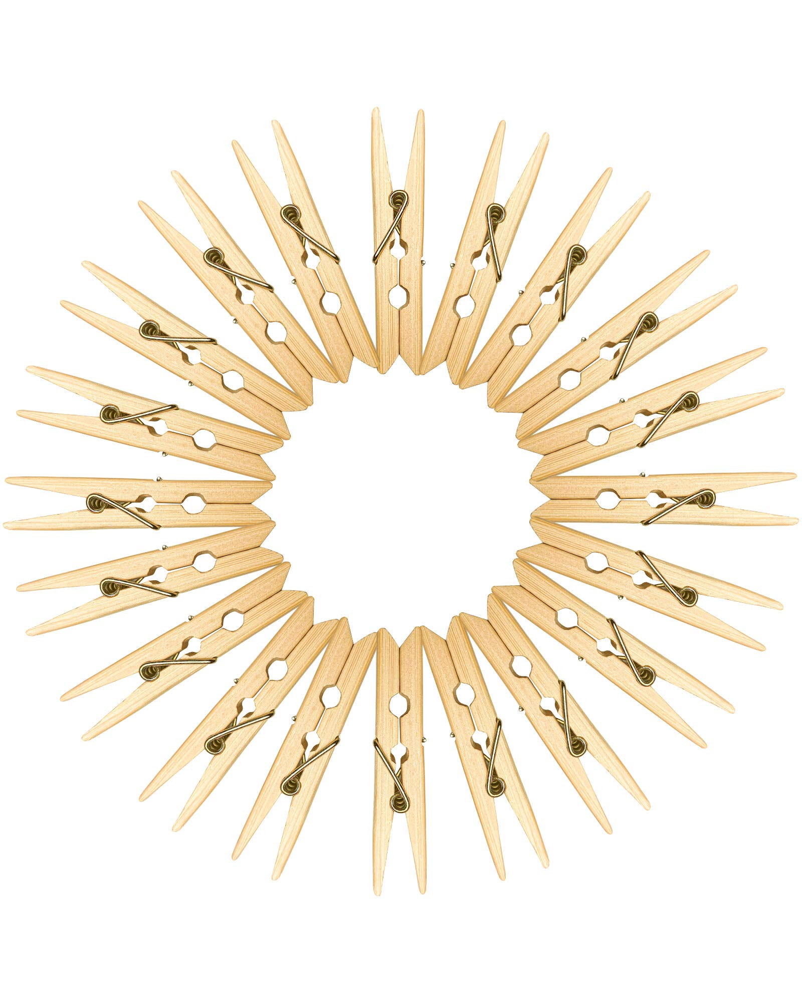 CUNCUI 20pcs Clothes pins, Wooden Clothespins, Suitable for DIY, Photo Clip, Clothespin, Grape Clip, Greenhouse Clip, Restaurant Menu.