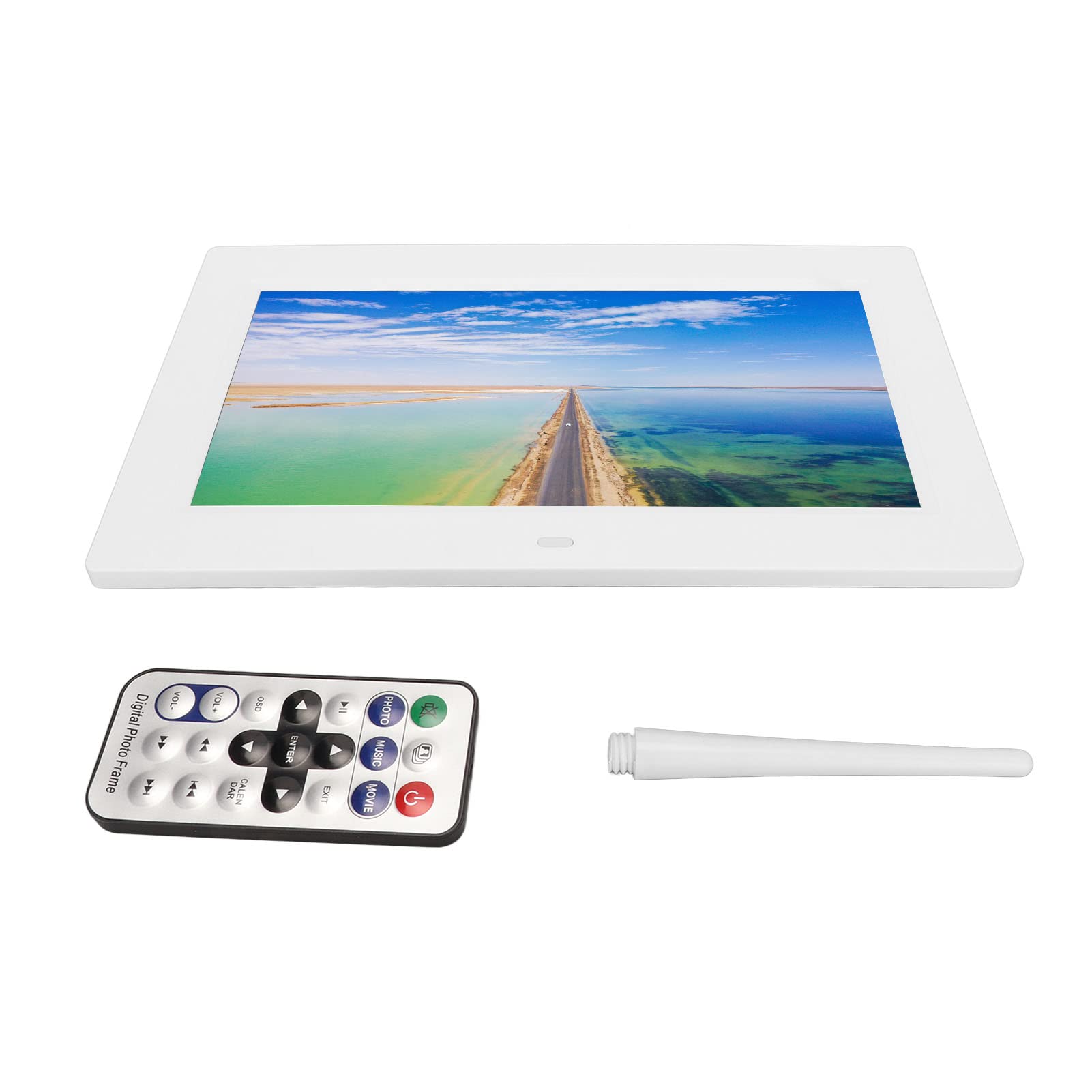 Electronic Album, 1024 X 600 10 Inch Digital Photo Frame Easy Access and Sharing at Home (US Plug)