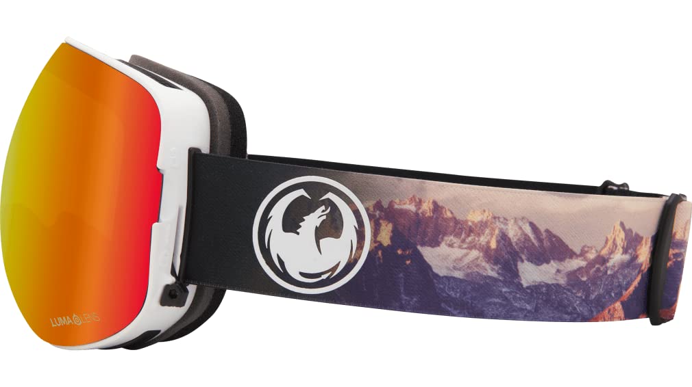 Dragon Alliance X2 Seirra Lumalens Red Ion Snow Goggles
