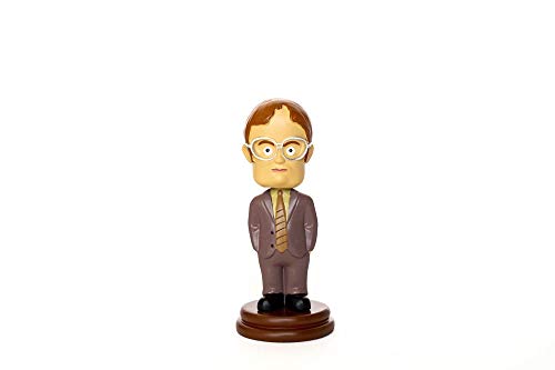 The Office Dwight Schrute Bobblehead Figure | Official The Office Bobblehead Dwight Schrute | The Office Merchandise Dwight Desk Decor Figures | 5.5 Inches Tall