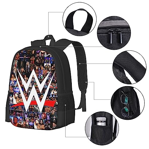 Kanou Backpack 3 Piece Set School Bag Bookbag with Lunch Box And Pencil Case Set for Boys Girls