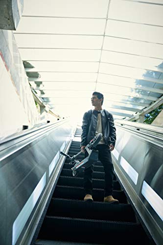 Razor E Prime III Electric Scooter - 18 mph, 15 Mile Range, 8" Pneumatic Front Tire, Foldable, Portable and Extremely Lightweight, Rear Wheel Drive, for Travel and Commuting