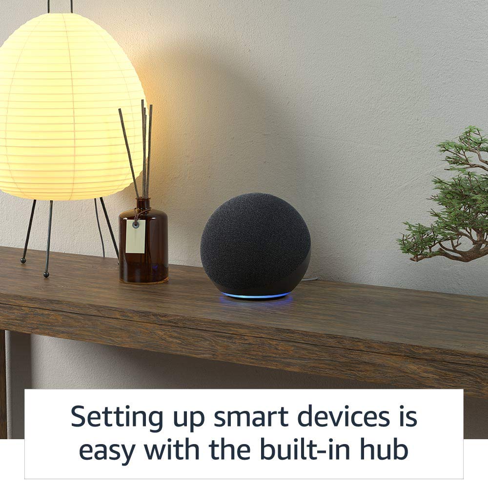 Echo (4th Gen) - Charcoal - bundle with Amazon Smart Plug