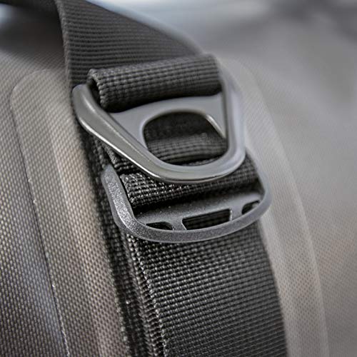 Dagger On-Tap Dry Bag Duffel | Kayak Dry Bag with Tie Down Rings | Waterproof Zipper and Compression Straps, Dark Gray, 15L (8090003)