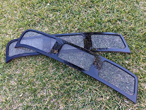 White Top Adventures Bug-out 2.0 Mercedes Sprinter Van window vent screen insert for 2007- Present. Sold as Sets