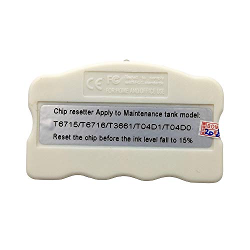 Replacement Parts for Printer PRTA16136 T6715 Maintenance Ink Tank Chip Resetter for Ep-s0n WF-4700 WF-4830 WF-4745 WF-4740 WF-4725 WF-3820