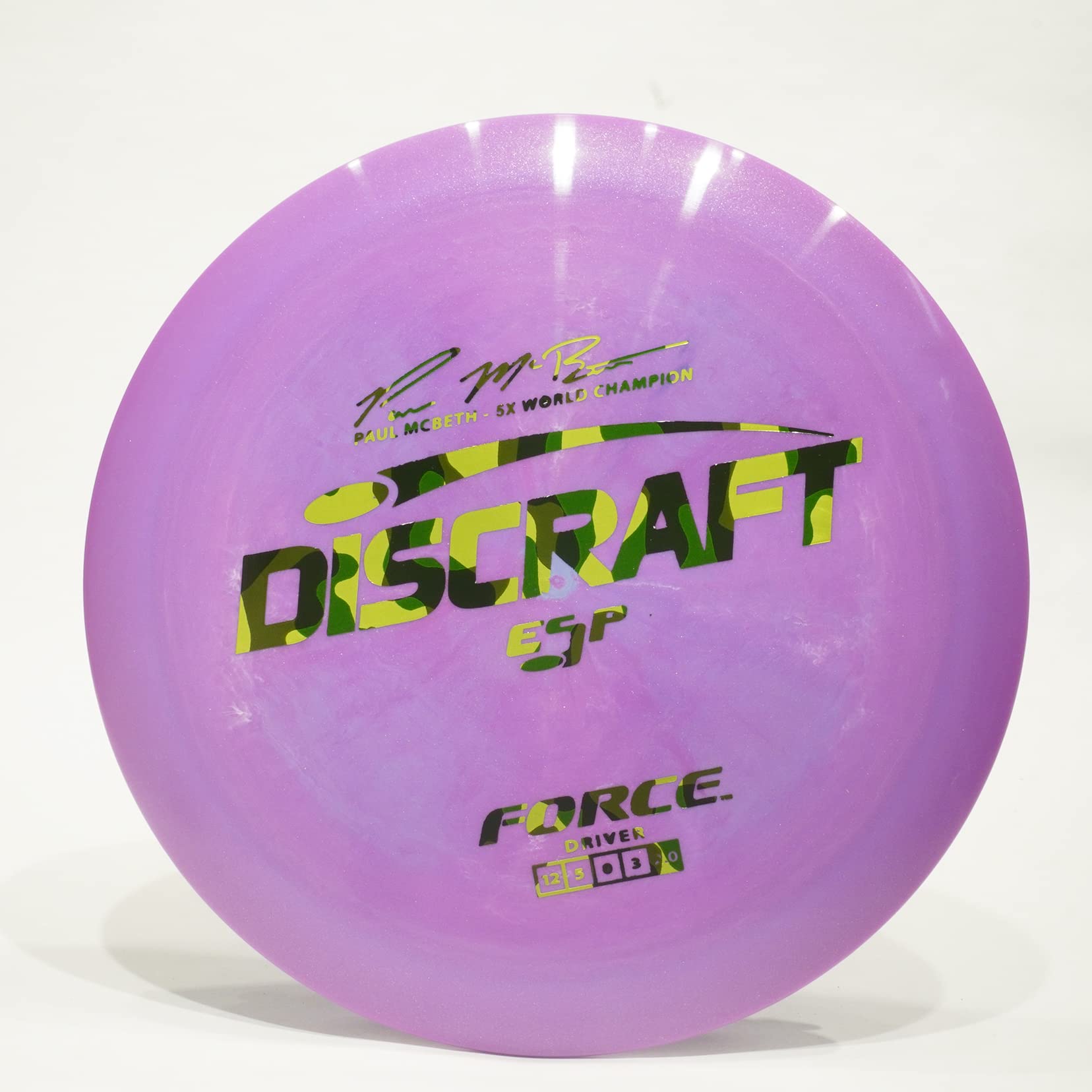 Discraft Force (ESP) Paul McBeth 5X Distance Driver Golf Disc, Pick Your Disc 173-174g Pinkish Purple Swirl - 6