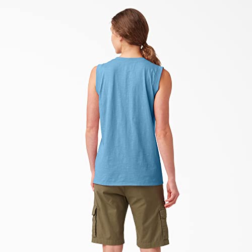 Dickies Women's Tank Top, Azure Blue