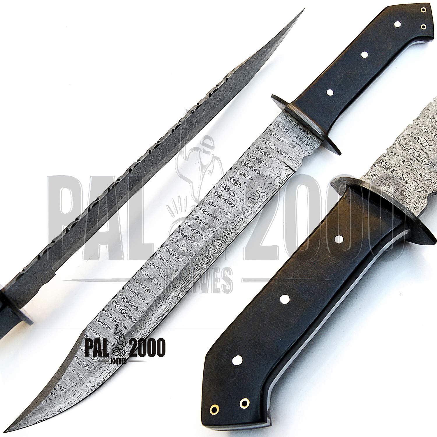 Custom knife Handmade Damascus steel Knife With Sheath - Handmade Hunting Knife Fixed Blade Long Knives the Best Deer Hunting Knife 9907