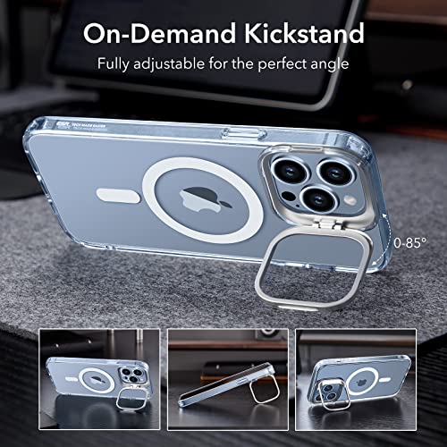 ESR for iPhone 13 Pro Max Phone Case, Compatible with MagSafe Bundle MagSafe Ring 360 (HaloLock), MagSafe Sticker, MagSafe Magnet