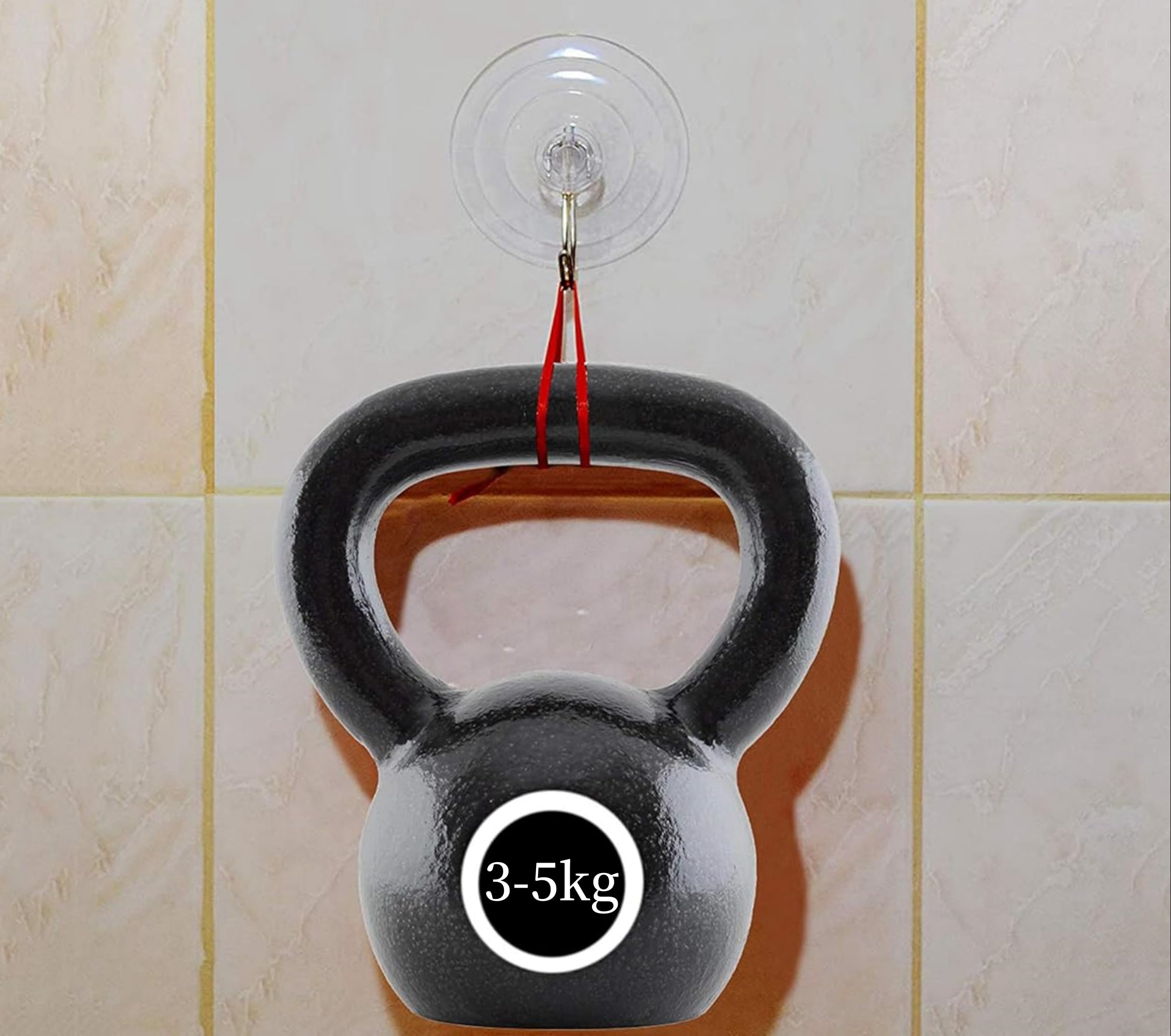 Hufopik Suction Cup Hooks 2 Inches Suction Cups with Hooks Suction Cup Hook for Window Glass Wall (8 Packs)