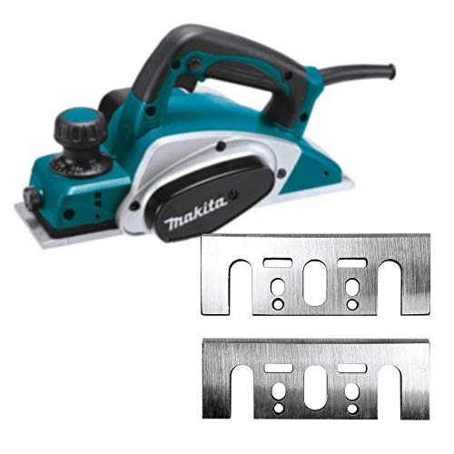 Makita 2 Piece - 3.25" HSS Planer Blades for 3.25" Planers - Fast Cutting for Hard Wood