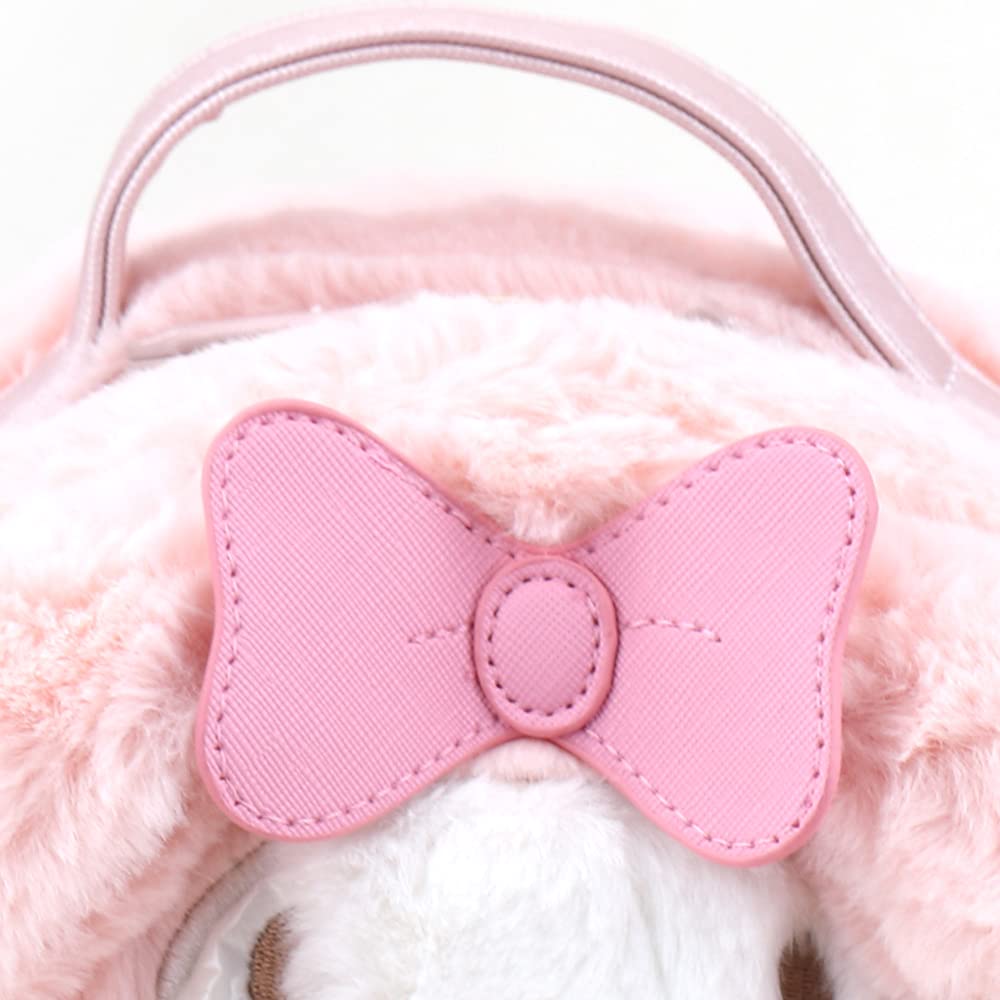 Cute Mini Kawaii Backpack Toddler - Cartoon Plush Backpack for Girls Anime Accessories Kawaii Mini Small Backpack（Pink）