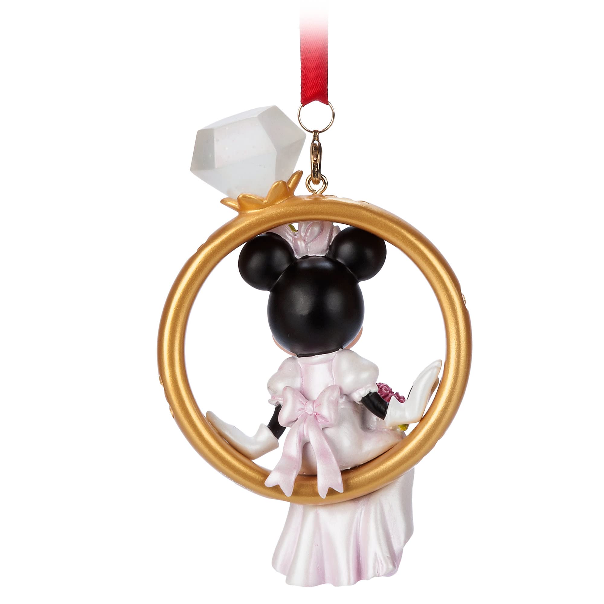 Disney Minnie Mouse Wedding Ring Ornament