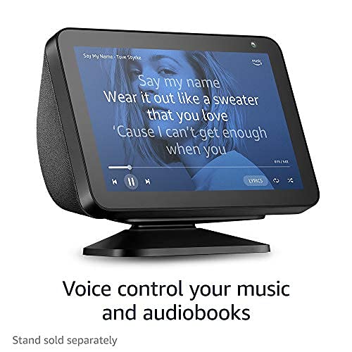 Echo Show 8 Charcoal with Amazon Smart Plug