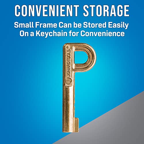 Jonard Tools, TTK-225, P Key, for Self Lock Pedestal Lock, Brass, Gold, 1 Count (Pack of 1)