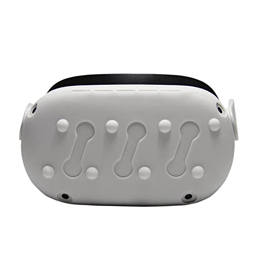 Driibubur Soft Silicone Case Protector Protective Cover Skin for Oculus Quest 2 VR Headset Silicone front case proetction sleeve