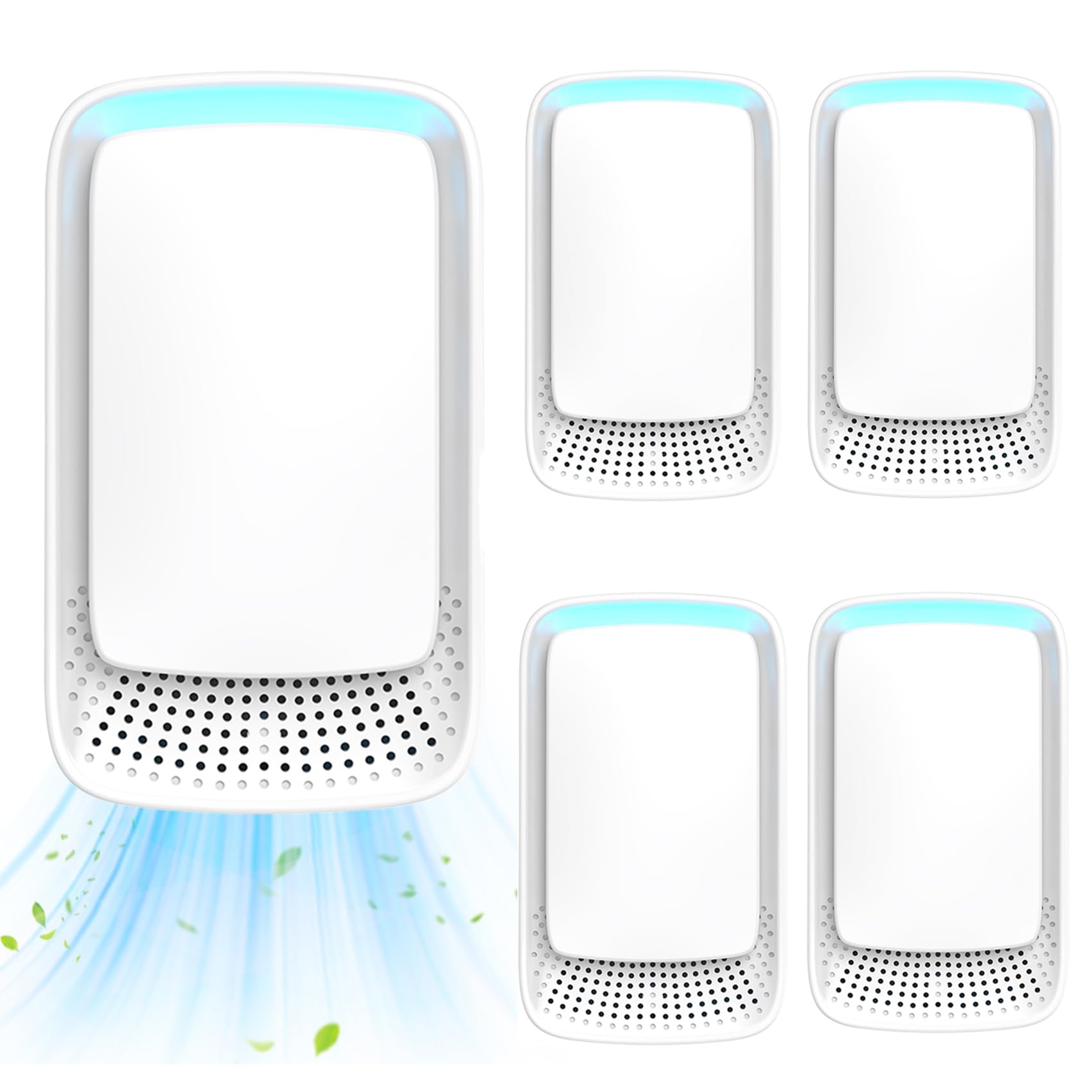 Ionizer Air Purifier(4 Pack),Plug in Air Ionizers for Home Mini Plug in Air Purifiers for Home,Office,Pets,Smokers,Toilet,Bathroom