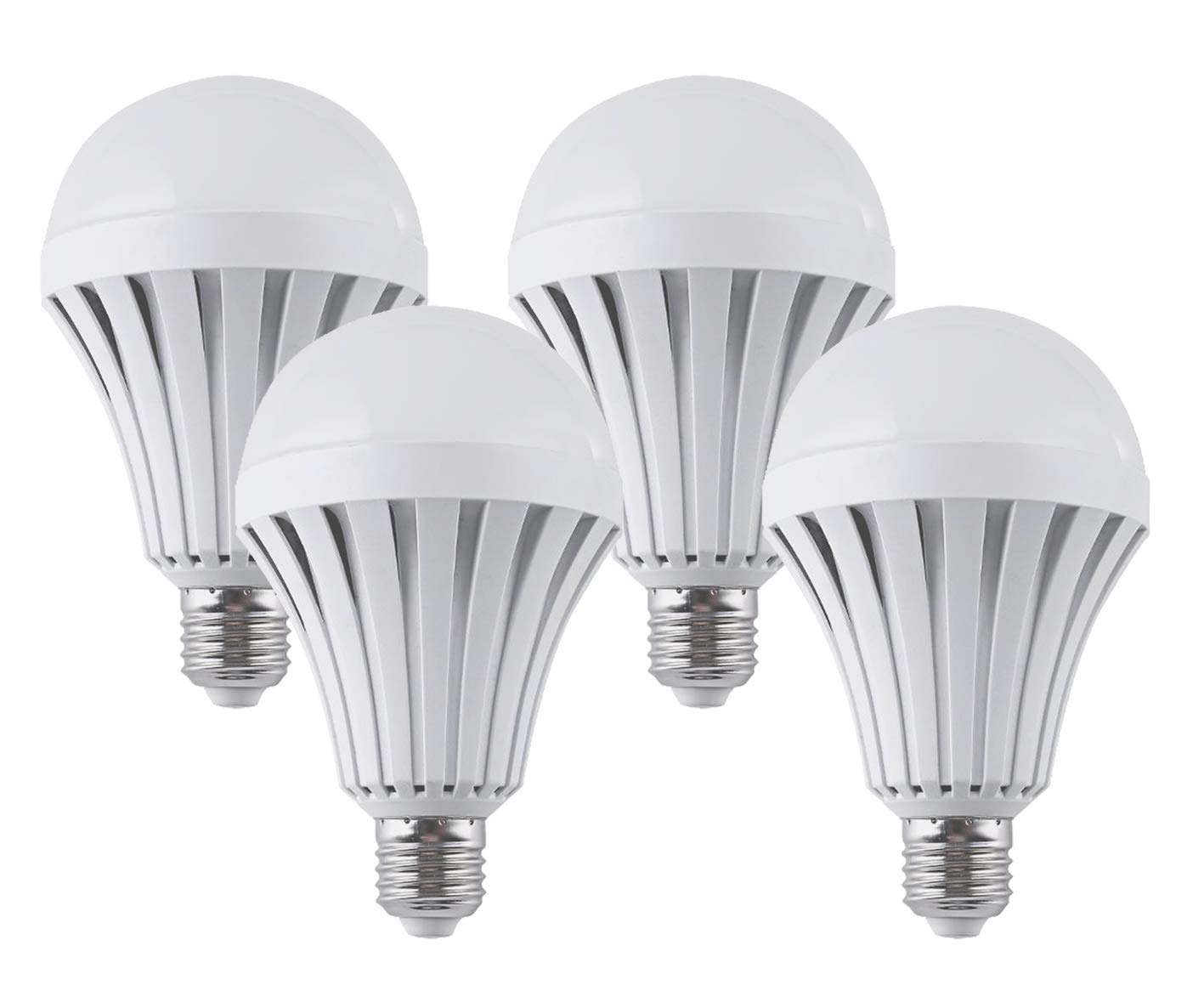 CTKcom Rechargeable Emergency LED Bulb 5W(4 Pack)- Lamps Household Lighting Bulbs,Saving Energy Intelligent Light Rechargable Electricity 40W Equivalent 6000k White Bulb 120V E26/E27