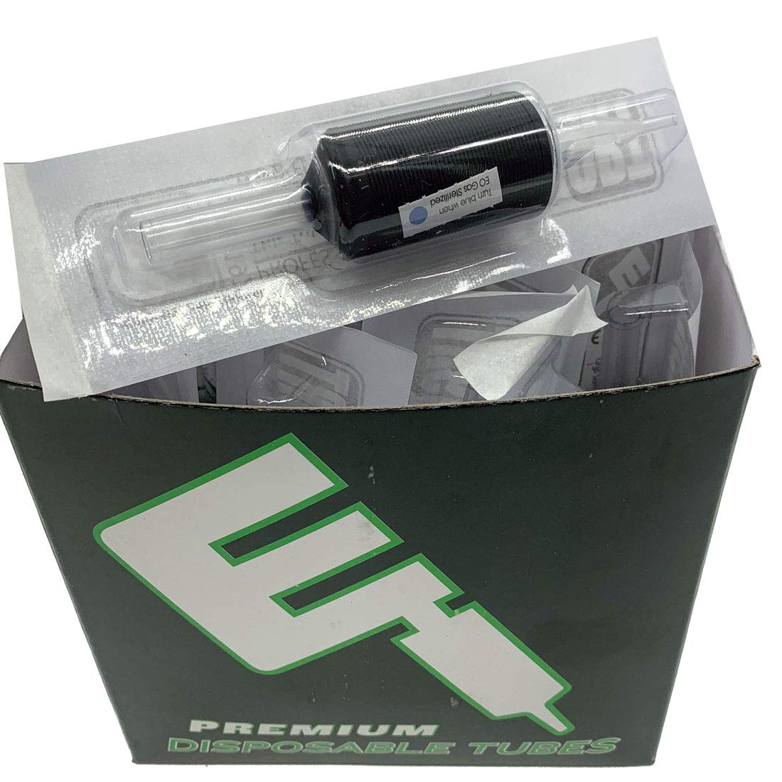 Element Tattoo Supply Pro Grip 1 inch Disposable Tattoo Tubes Round Tip 18RT Box of 20 Grips