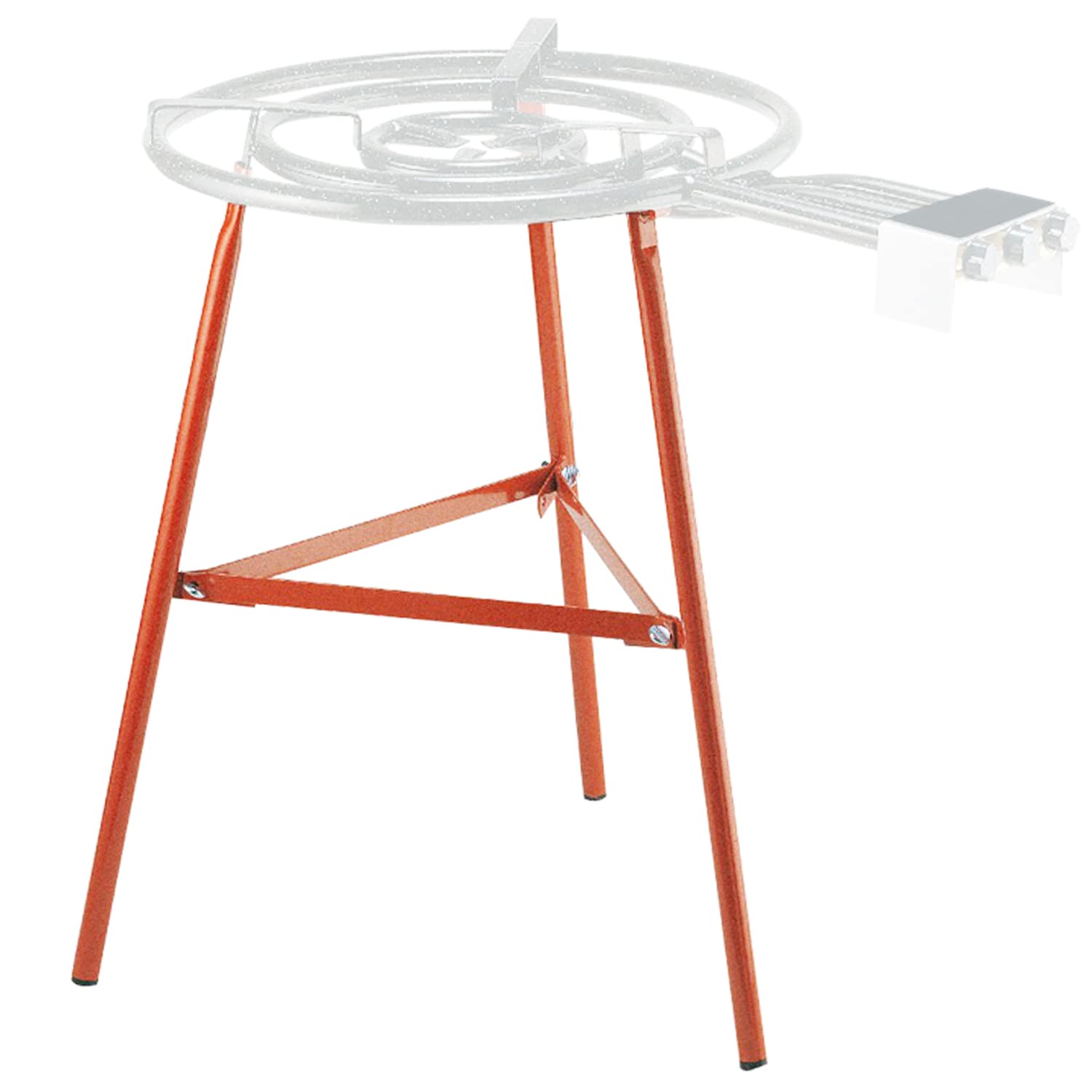 MAGEFESA ® Heavy duty reinforced burner tripod 30 inches tall, perfect for paella pan makers, compatible with almost all burners on the market (Burner not included)(Red)