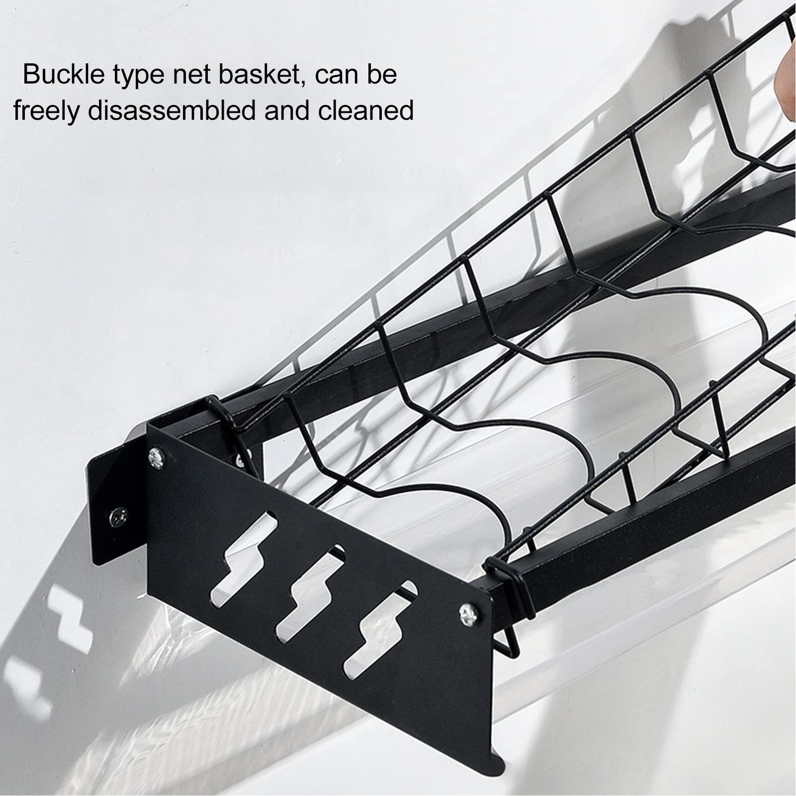 Flatware Drainage Rack, Neat Keeping Decorative Wall Mounted Simple Installation Rust Proof Iron Plastic Tableware Drainage Holder for Kitchen (Bowl Holder Chopsticks Holder Spoon Holder)