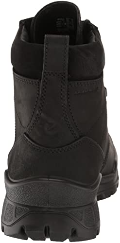 ECCO Men's Track 25 Waterproof Plain Toe Tie Hiking Boot, Black Nubuck, 10-10.5
