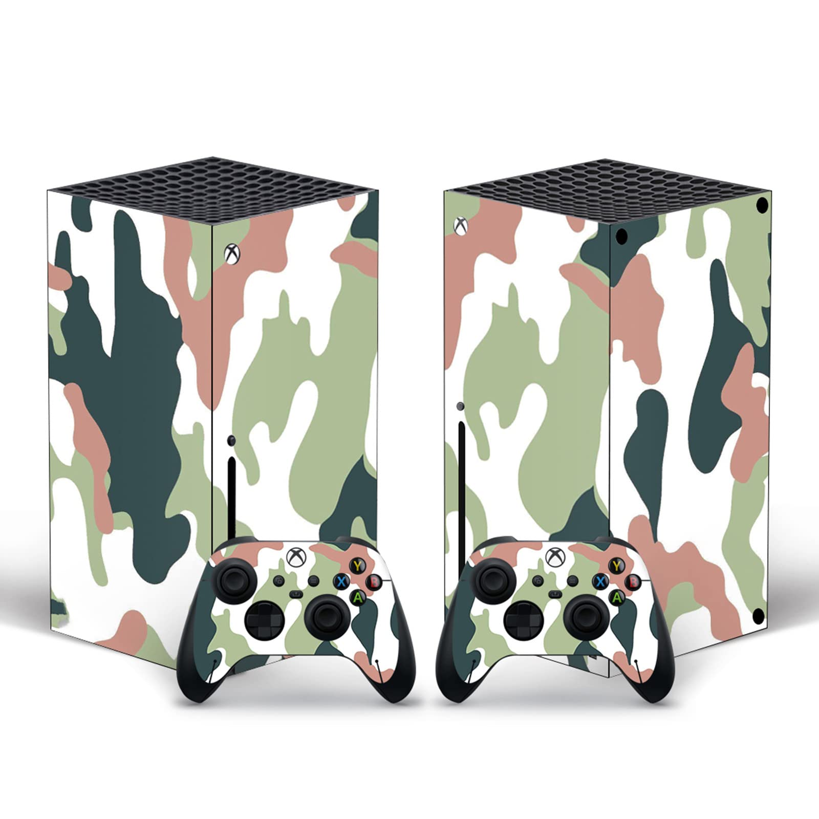 Guugoon Camouflage Skins Compatible with Xbox Series X Console Controller, Vinyl Decal Stickers for Xbox Series X,10