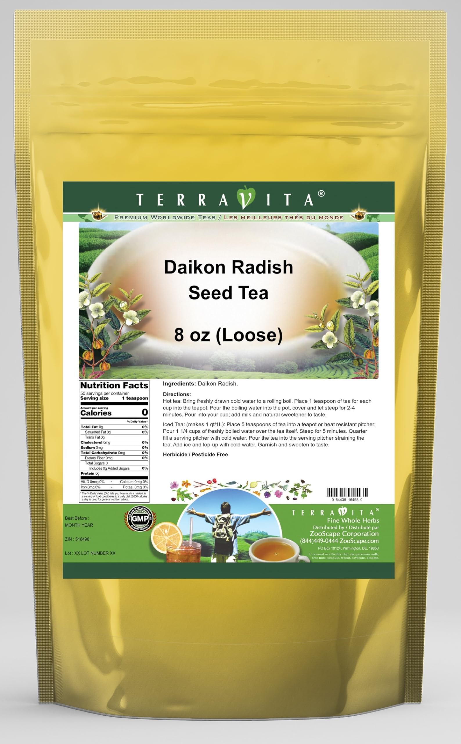 Daikon Radish Seed Tea (Loose) (8 oz, ZIN: 516498) - 3 Pack
