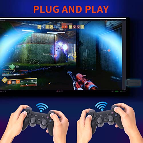 Retro Video Game Console, Ombsyej Wireless Handheld Game Console, 3500+ Classic Game, 2.4G Wireless Controllers, 7 Emulator Consoles, HDMI Output TV Video, Ideal Gift for Kids and Adults, 32G
