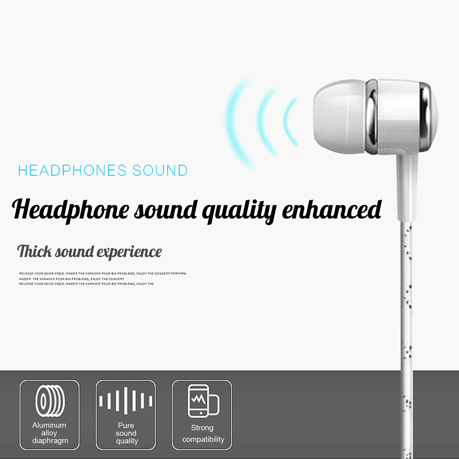 Culinary 2116 Universal Mini Microphone with Omnidirectional Stereo Mic for Phone, Singing
