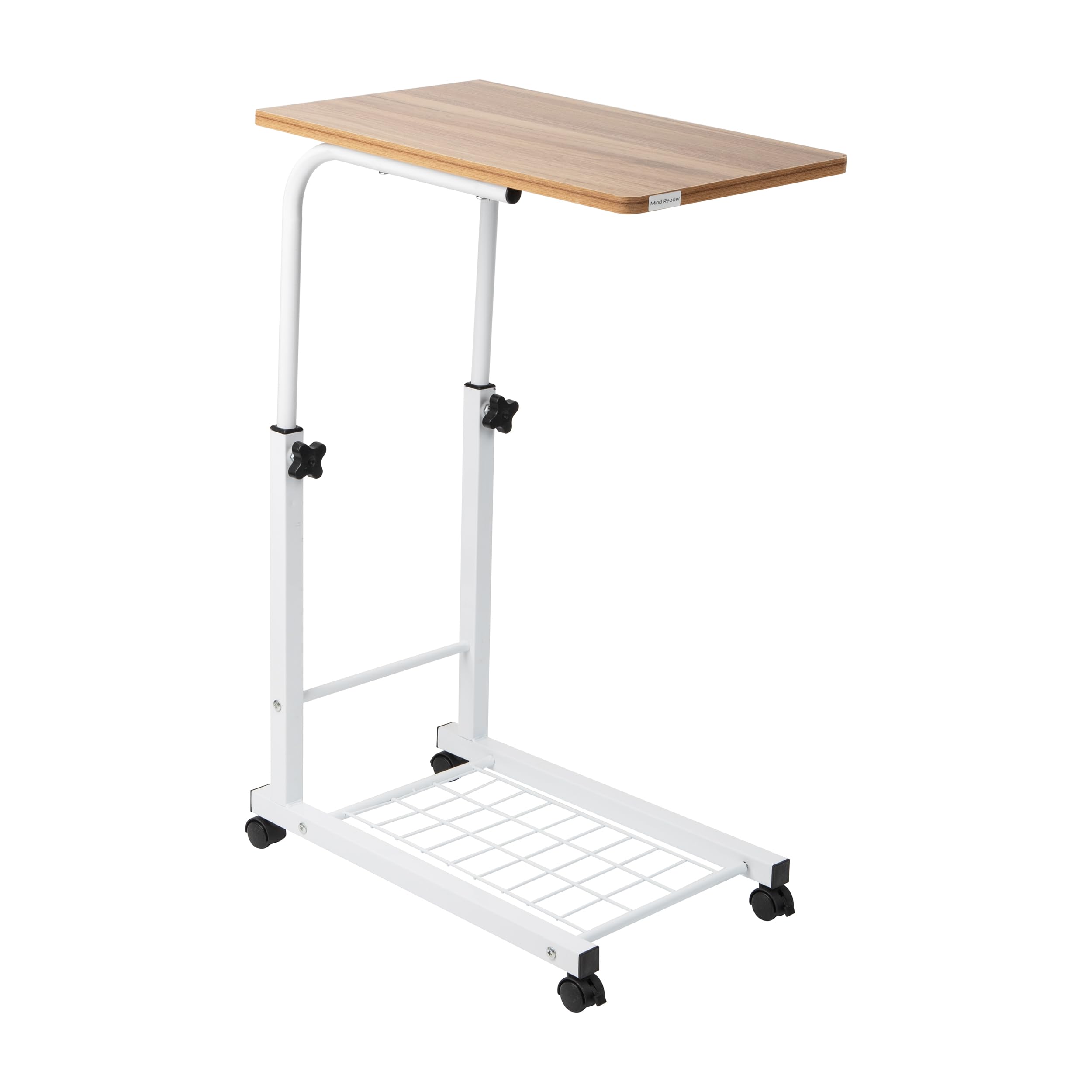 Mind Reader Standing Desk, Laptop Stand, Height Adjustable, Computer Table, Work Table, MDF, 19" L x 12" W x 31" H, Black