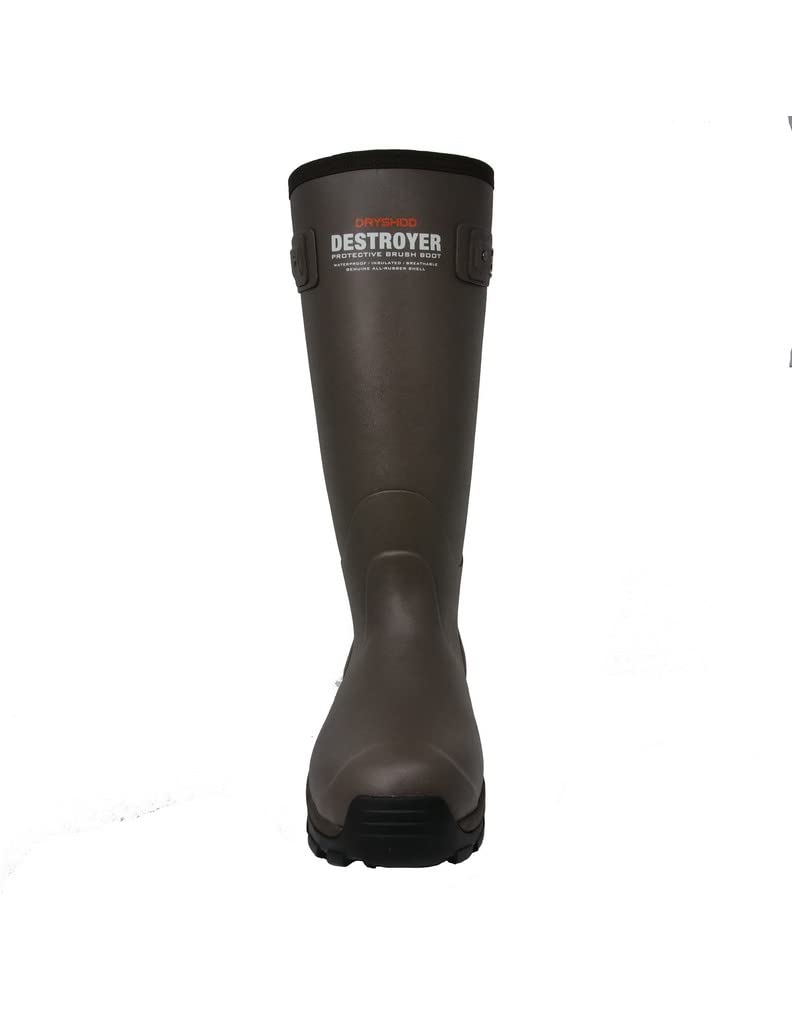Dryshod Men's Destroyer Warm Dry Moisture-Wicking Waterproof Insulated Protective Brush Boot with Gusset, Khaki, 11