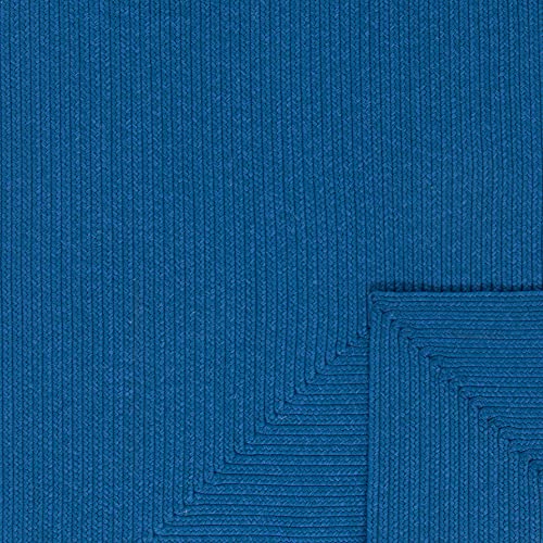 SAFAVIEH Braided Collection 4' x 6' Blue BRD315M Handmade Country Cottage Reversible Area Rug