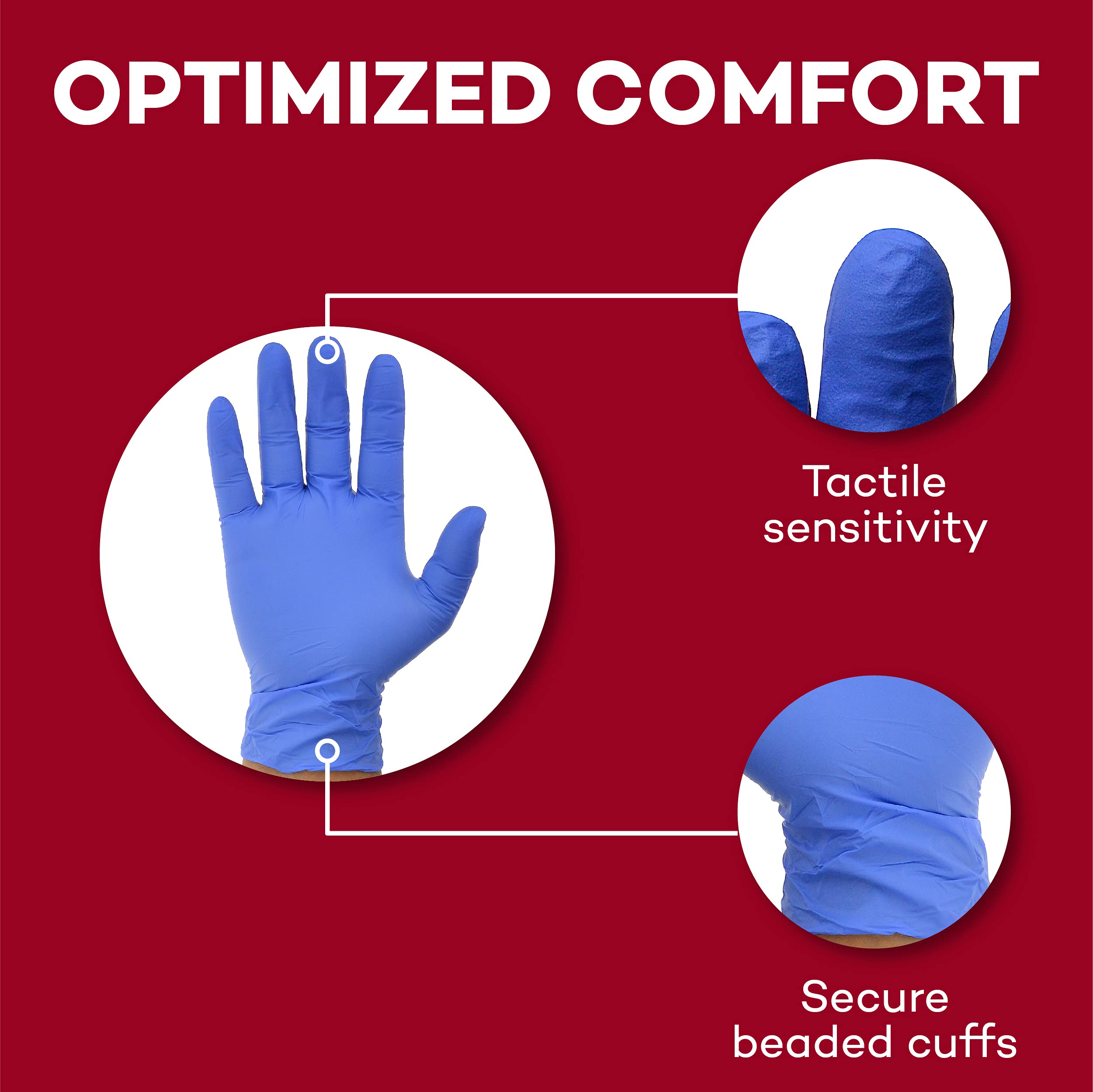 Dealmed Medical Exam Gloves β 200 Count XS Nitrile Disposable Non-Irritating Latex Free Multi-Purpose Use Gloves for a First Aid Kit and Medical Facilities