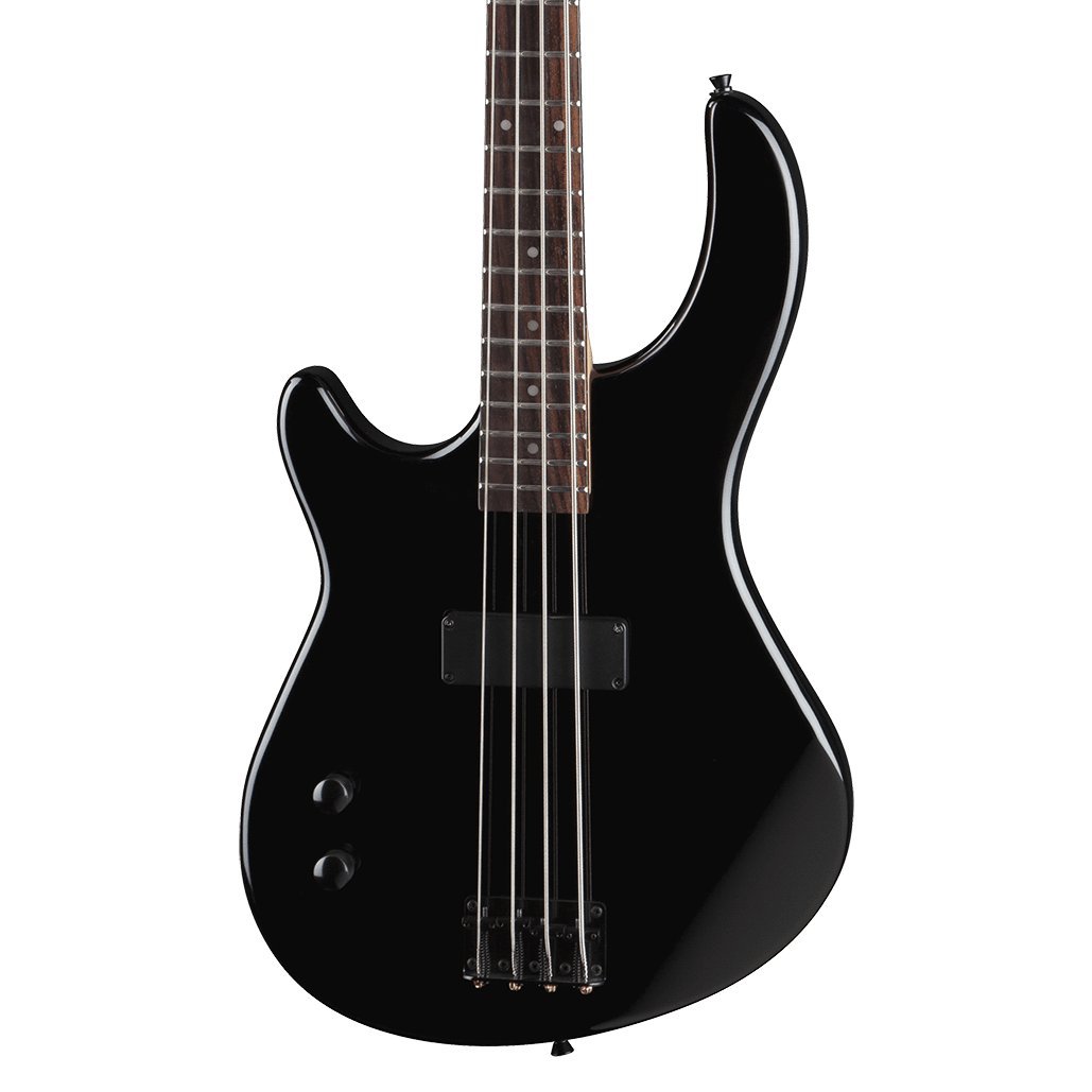 Dean E09 Bass Guitar, Left Handed - Classic Black