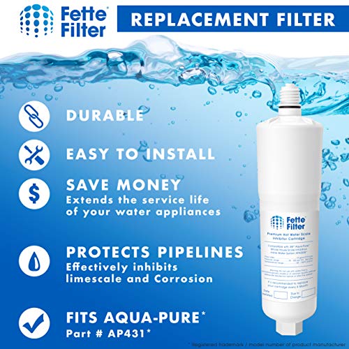 Fette Filter - Water Filter Cartridge Compatible with AP431 (Pack of 4)
