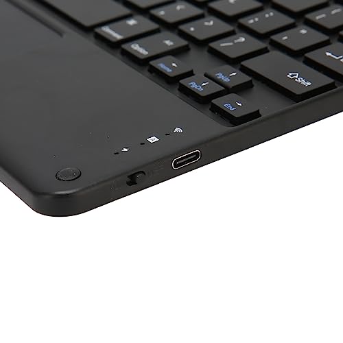 DAUZ FHD Tablet, 10.1 Inch Tablet 5.0 2 in 1 8MP Front 16MP Rear with Keyboard for Home (US Plug)
