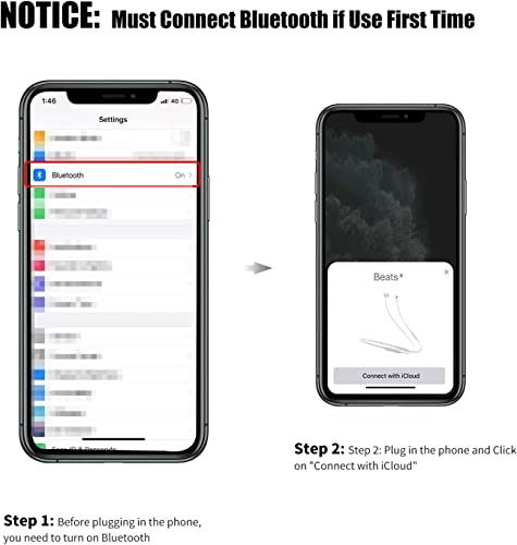Togkun Wired Earbuds Headphones, Earphones in-Ear with Microphone and Call Controller, Noise lsolating, Bluetooth, Compatible with iPhone14/13/12/11/X/SE/8P/8/7P/7(2 Pack)