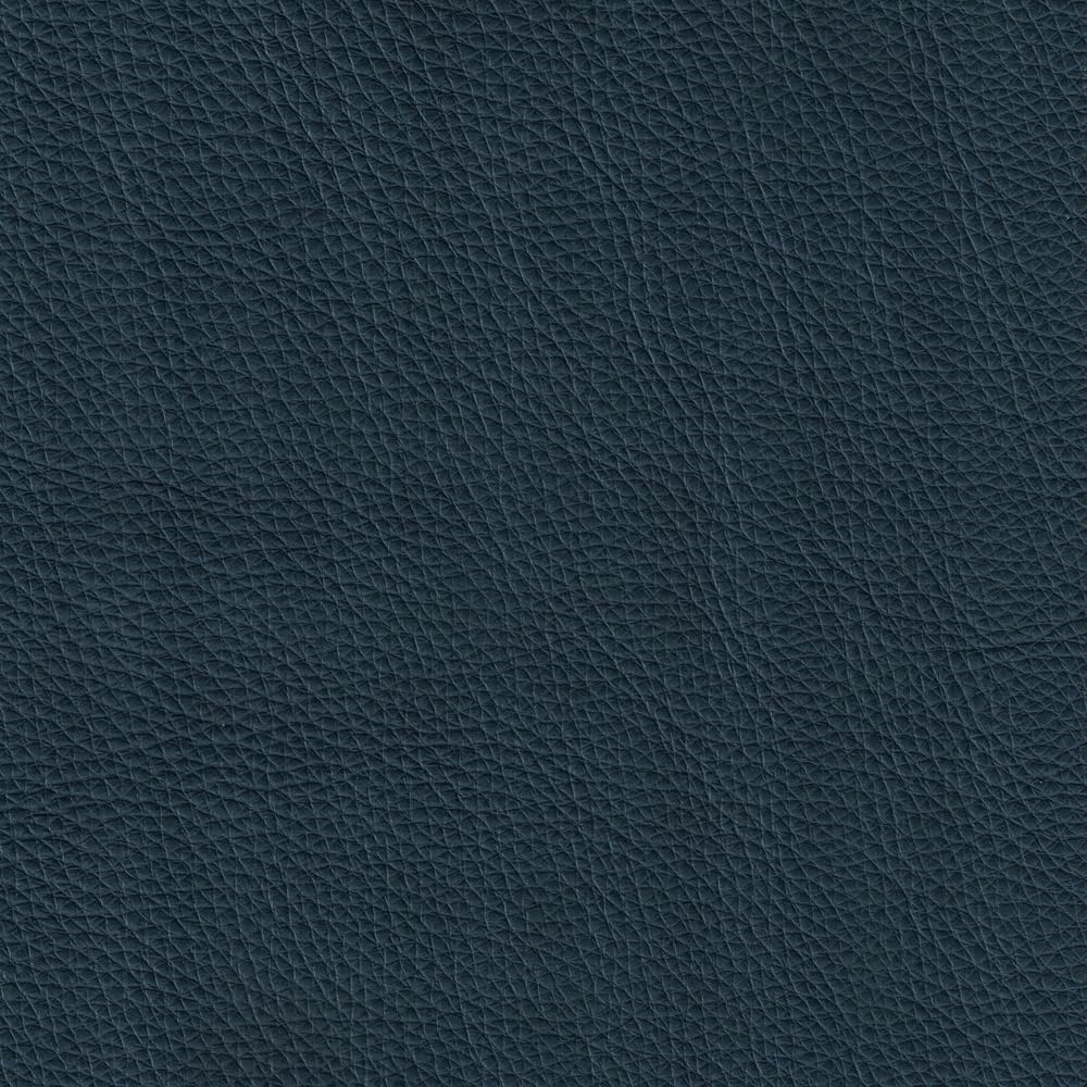 Hydeline Yorkdale Top Grain Leather Loveseat, Bristol Navy, Feather Down, Memory Foam and Pocket Coils