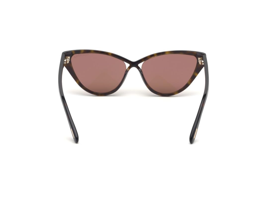 Tom Ford Cateye Sunglasses TF740 Charlie-02 52E Dark Havana 56mm FT0740