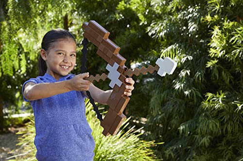 Mattel Minecraft Toys, Ultimate Bow and Arrow with Lights and Sounds, Kid-Sized Role-play Accessory, Gift for Kids and Fans