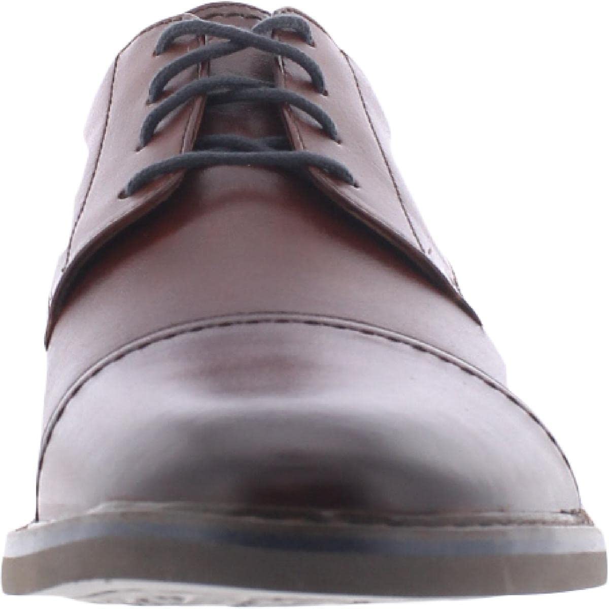 Clarks Men's Atticus LT Cap Oxford, Dark Brown Leather, 11