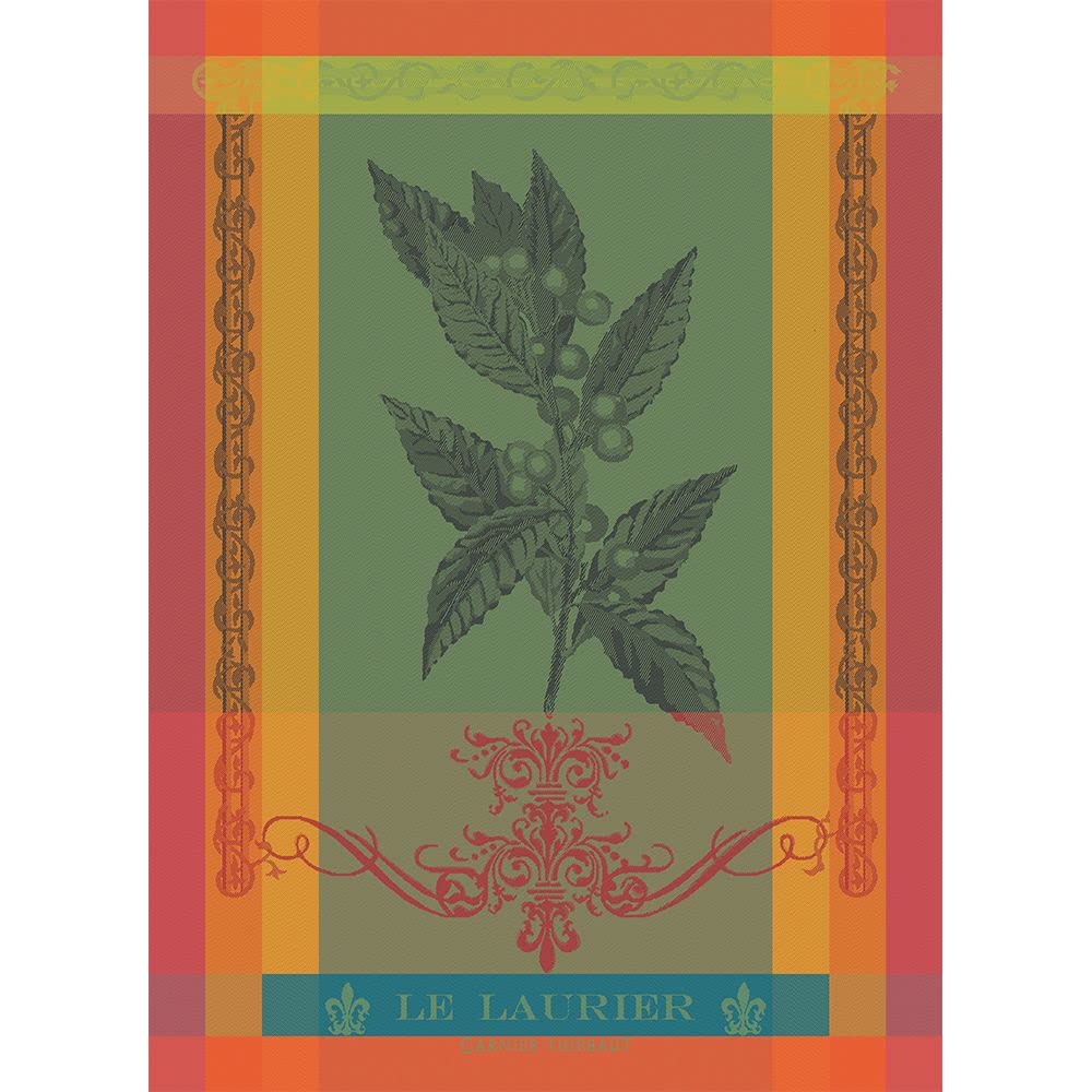 Garnier Thiebaut Brin De Laurier Fiesta Kitchen Towel, 22"x30", Multiple