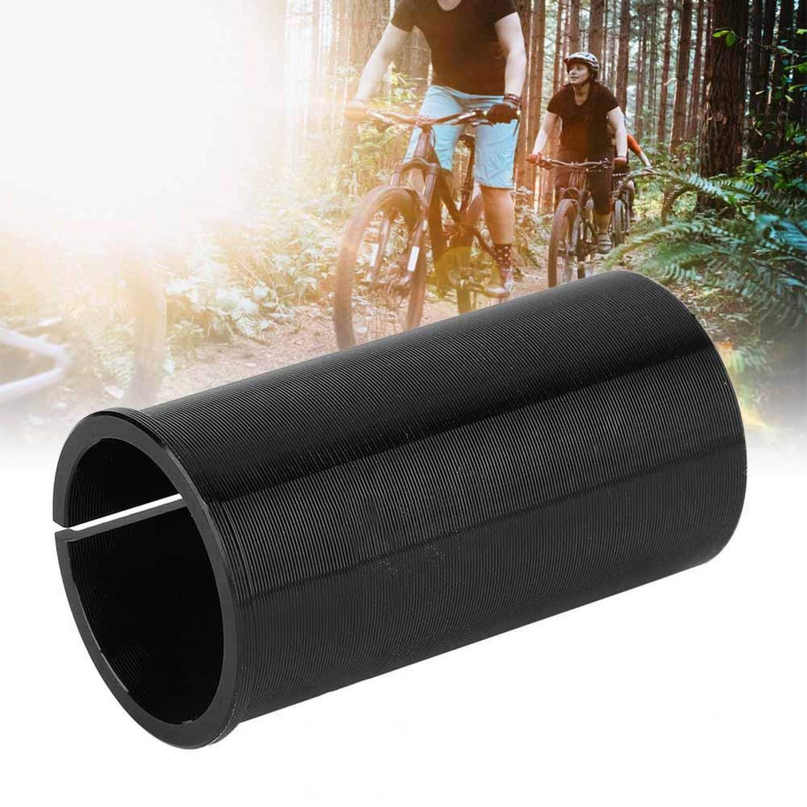 DAUERHAFT Easy to Remove Bike Seat Post Tube Adapter with Seat Post Tube Adapter Light Weight and Durable,for Bike,Mountain Bike,Road Bike(#4)
