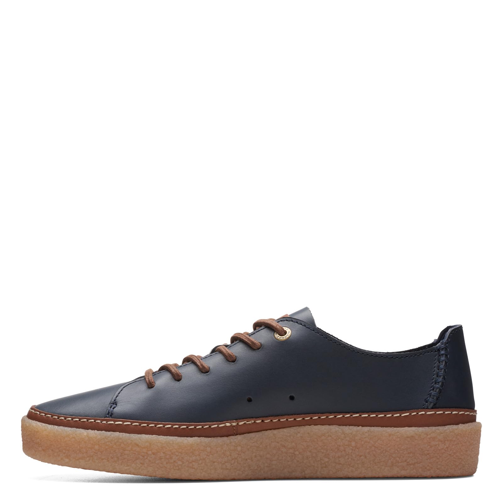 Clarks Men's Oakpark Low Oxford, Navy Leather, 10